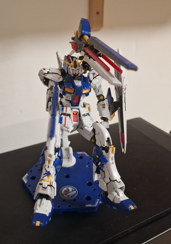 Just finished Building my first RG gunpla I picked up during my summer ...