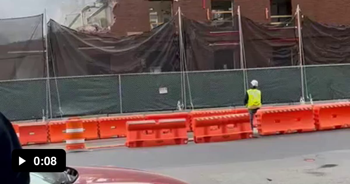 Excavator operator pulls too hard and tears the jaw off the unit ...