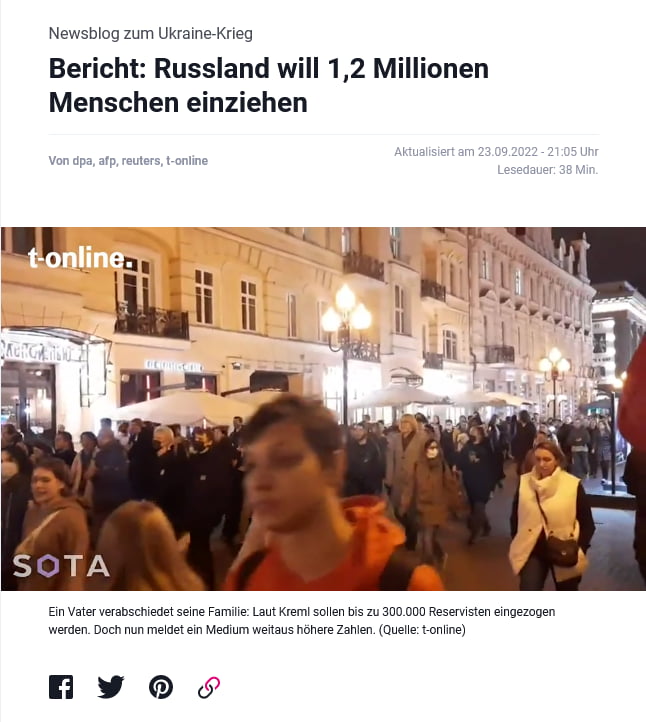 Report: Russia plans to conscript 1.2 million people - 9GAG