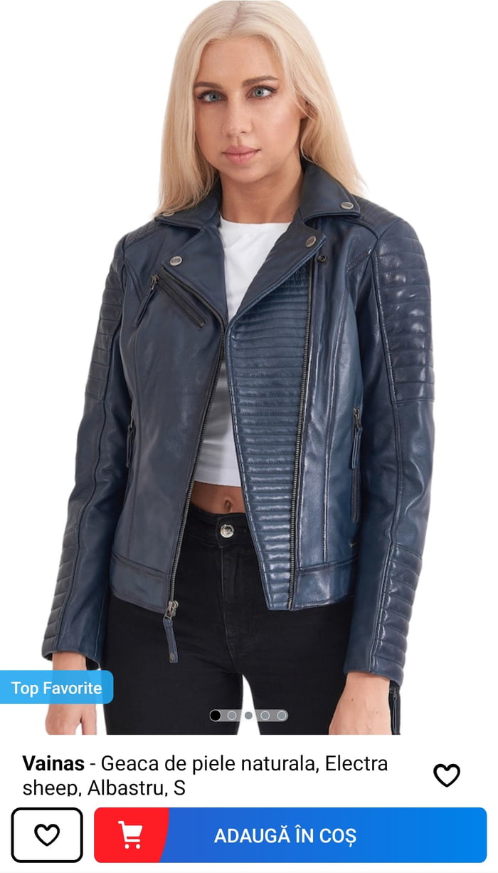 Romania: model for leather jacket (electra sheep) - 9GAG