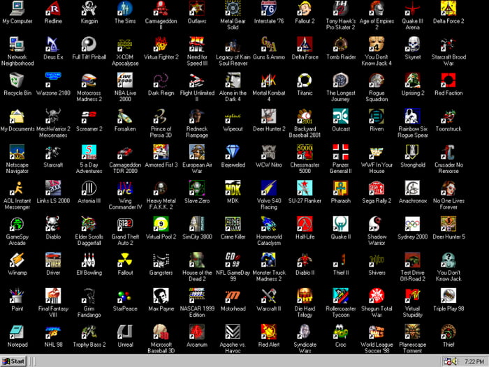 It's only me but when I see pictures of these old desktop icons I spend ...