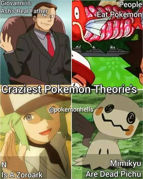 It's already proven Giovanni is not Ash's dad - 9GAG