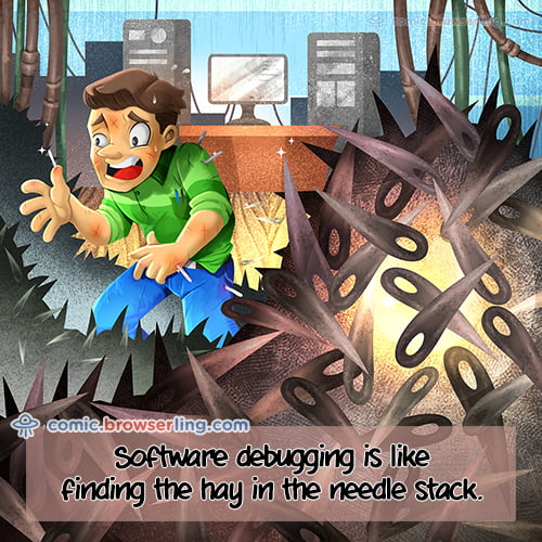 Needle Stack - Web Developer Joke - 9GAG