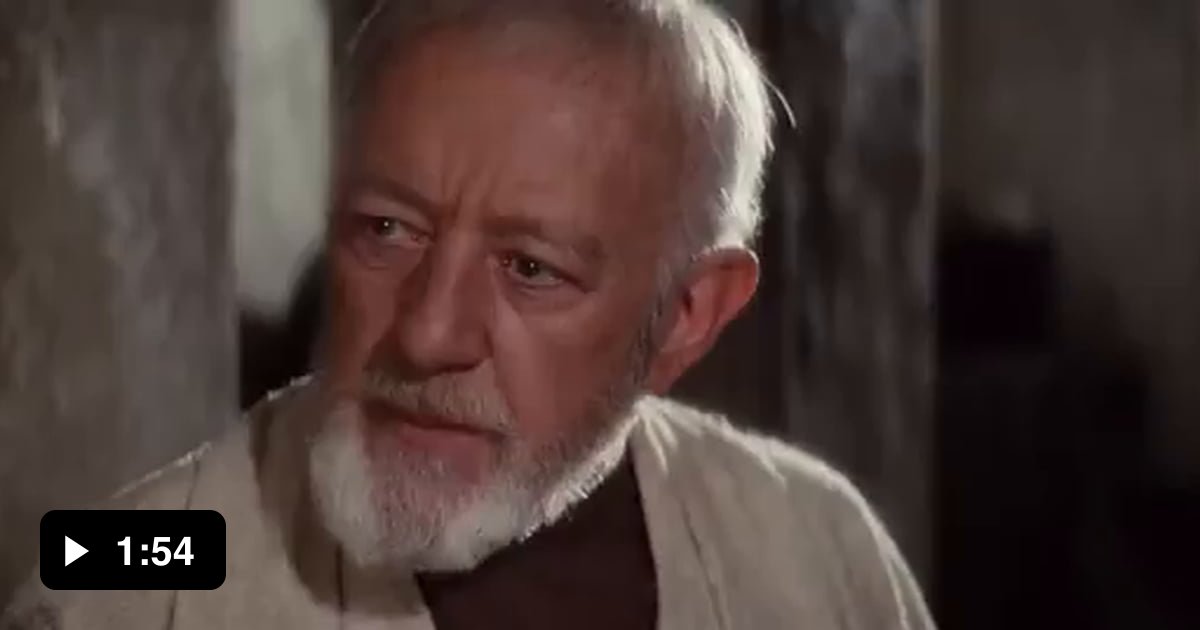 Sir Alec Guinness (Obi-Wan Kenobi) predicting Star Wars Prequels All ...