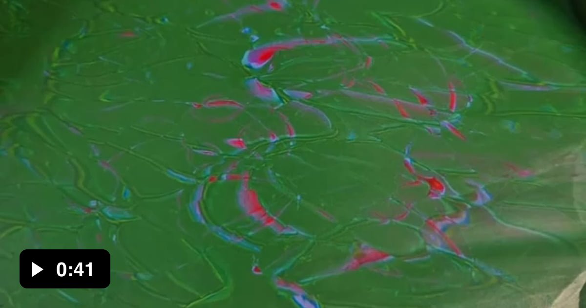 Making psychedelic wax art. - 9GAG