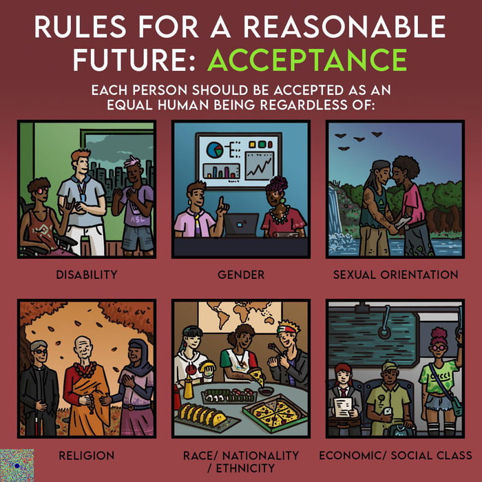 Rules For A Reasonable Future: Acceptance - 9GAG