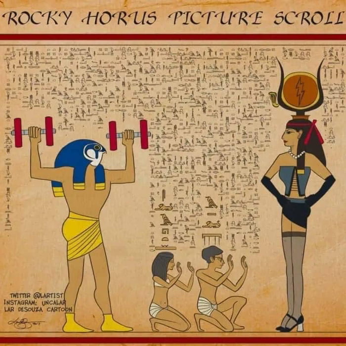 Rocky Horus Picture Scroll. - 9GAG