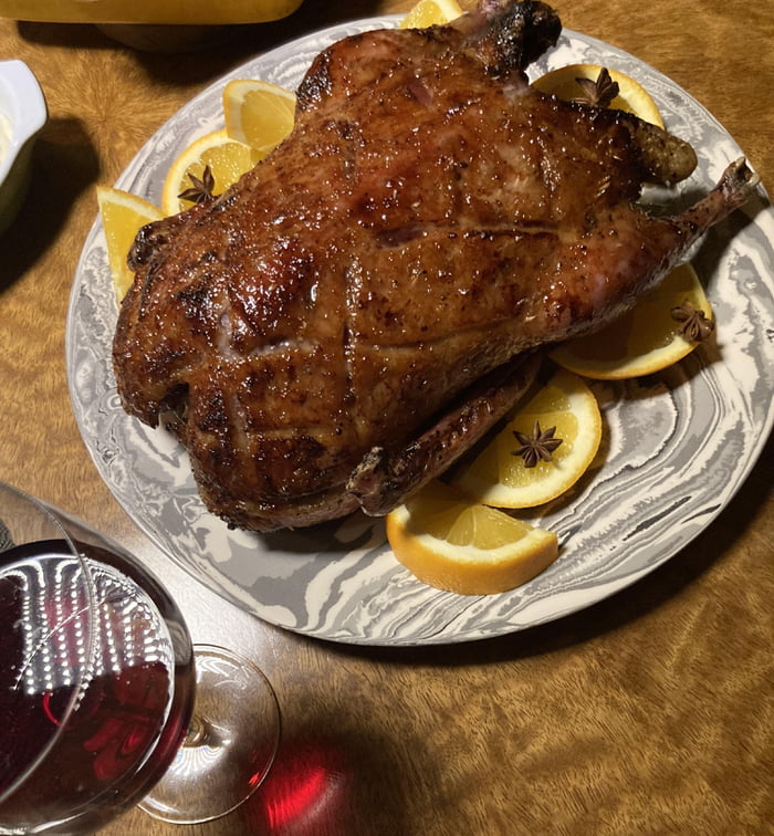 Dry brined duck with cider glaze 🦆 - 9GAG