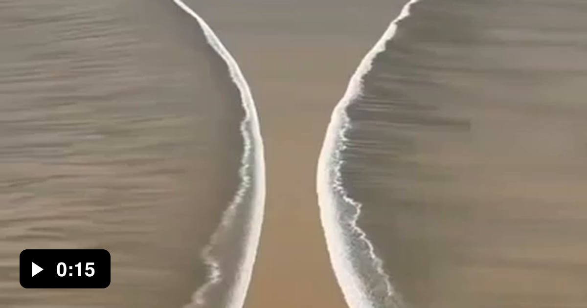 A River With Colliding Waves - 9GAG