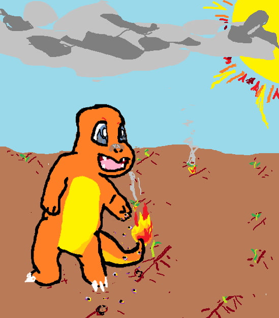 Badly drawing pokemon in paint day 4 - 9GAG