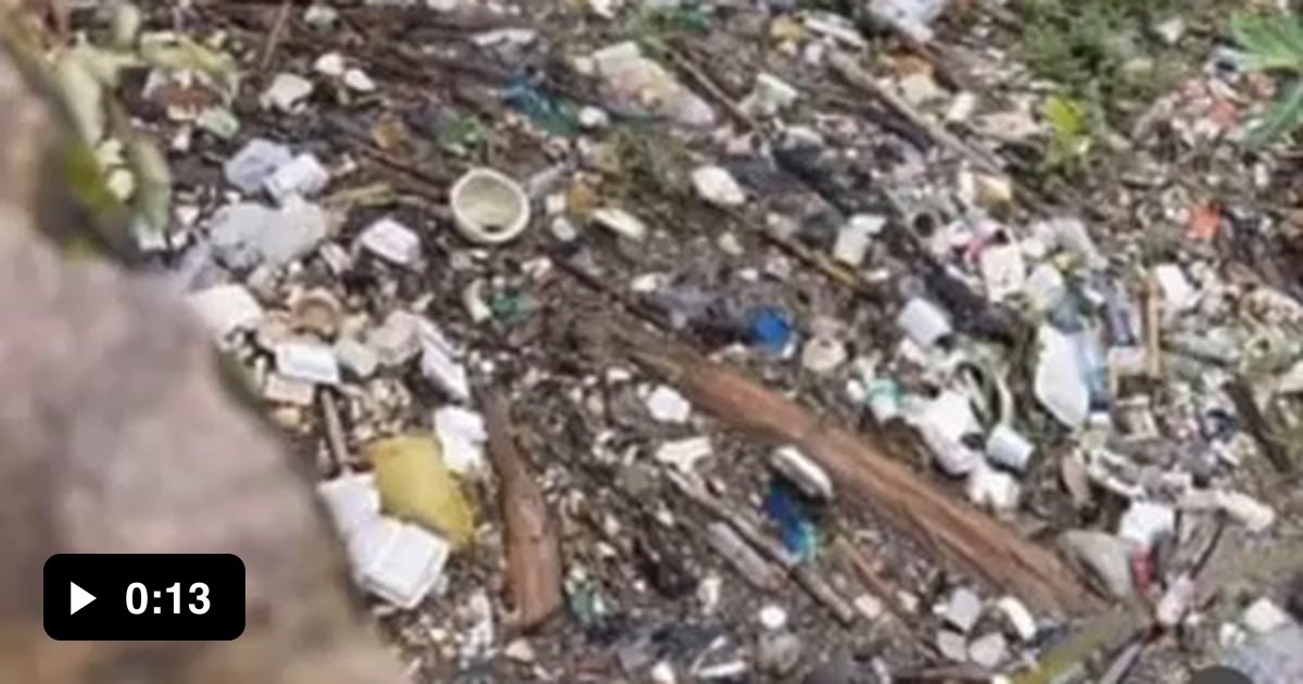 Cleaning up a trash filled stream - 9GAG