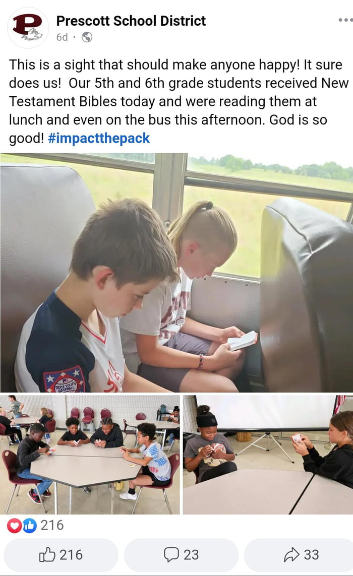 Indoctrination in Arkansas Schools - 9GAG