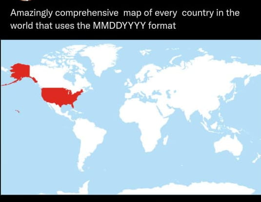 Technically All countries use MMDDYYYY format ! - 9GAG