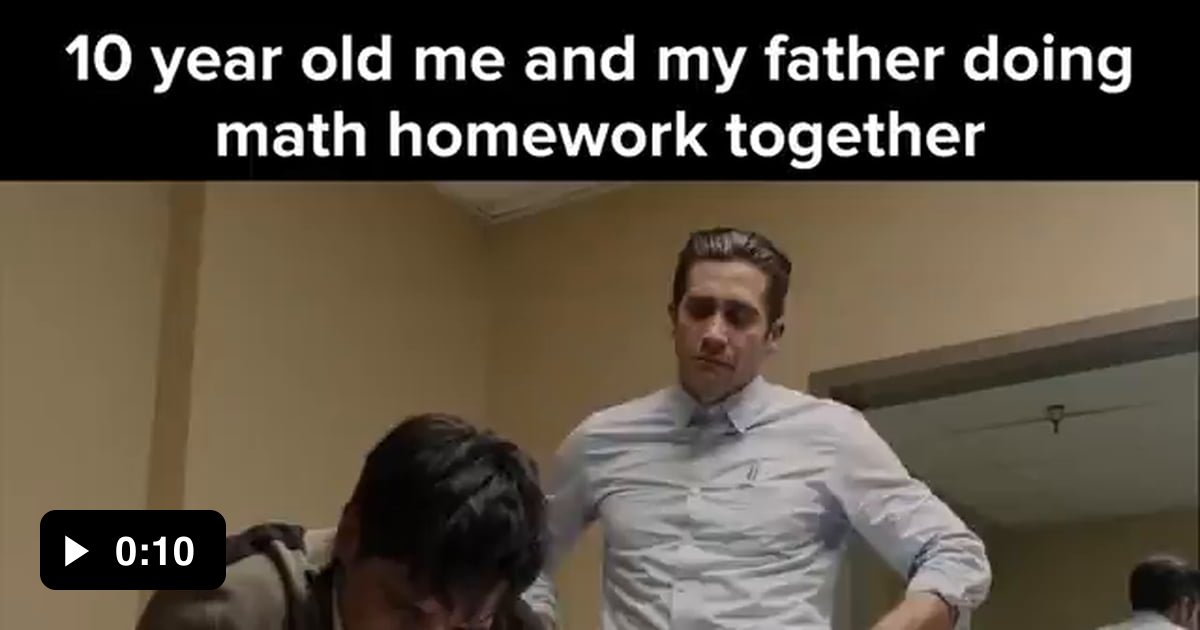 Some of you never cried at the kitchen table while doing math homework ...