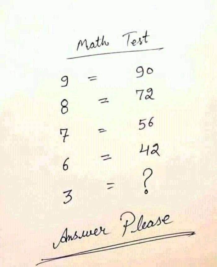 Math test... - 9GAG