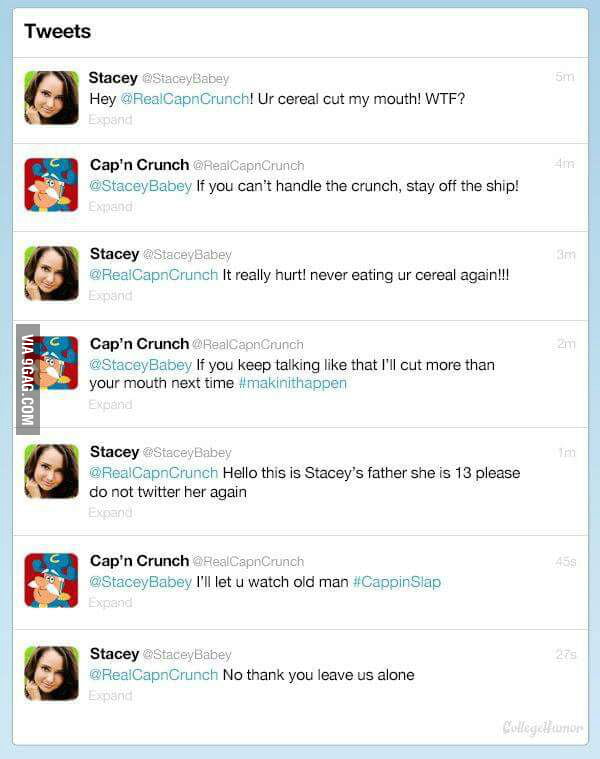 The real capt crunch - 9GAG