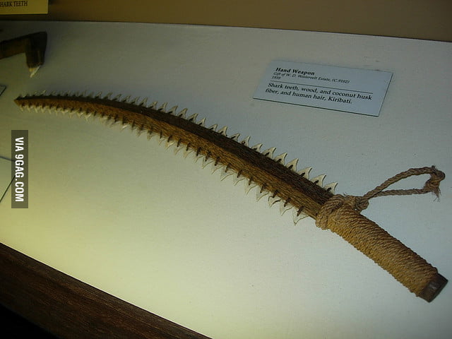 Shark Tooth Katana... A SHARK TOOTH KATANA! - 9GAG