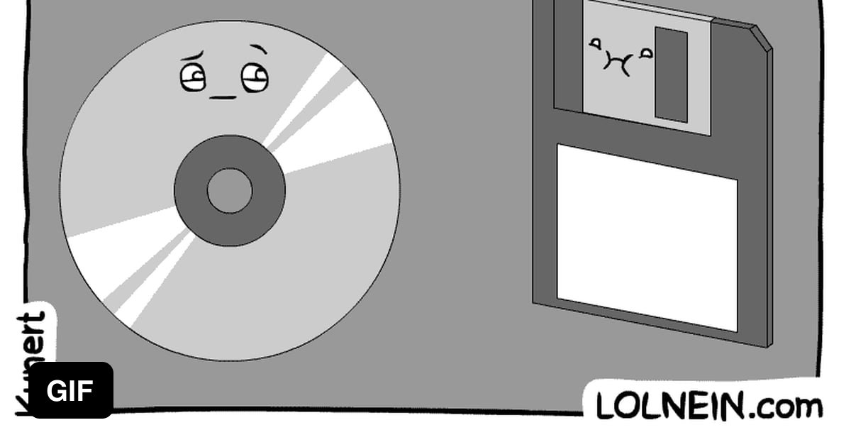 CD vs Floppy Disk - 9GAG