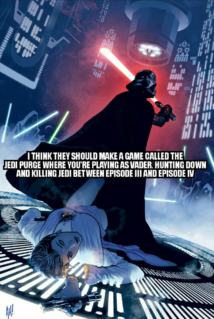 Fellow Star Wars fans and Gamers, wouldn't you love this? I would like it to be a very dark game ...