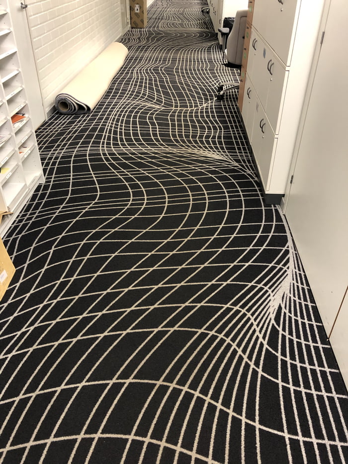 This carpet in Finish TV broadcasting company - 9GAG