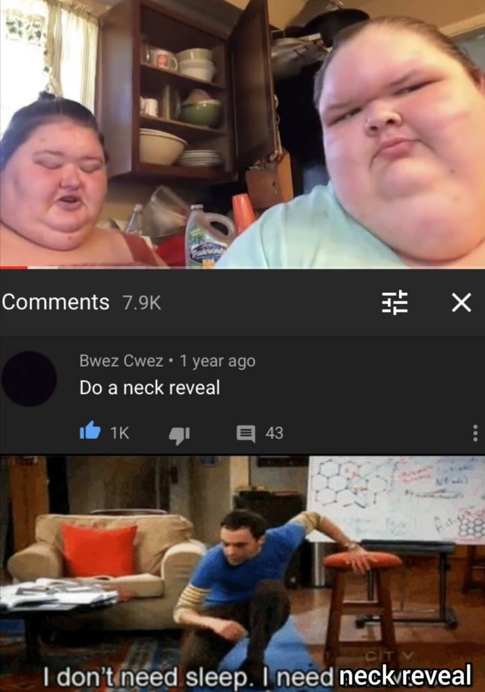Neck reveal neck reveal - 9GAG