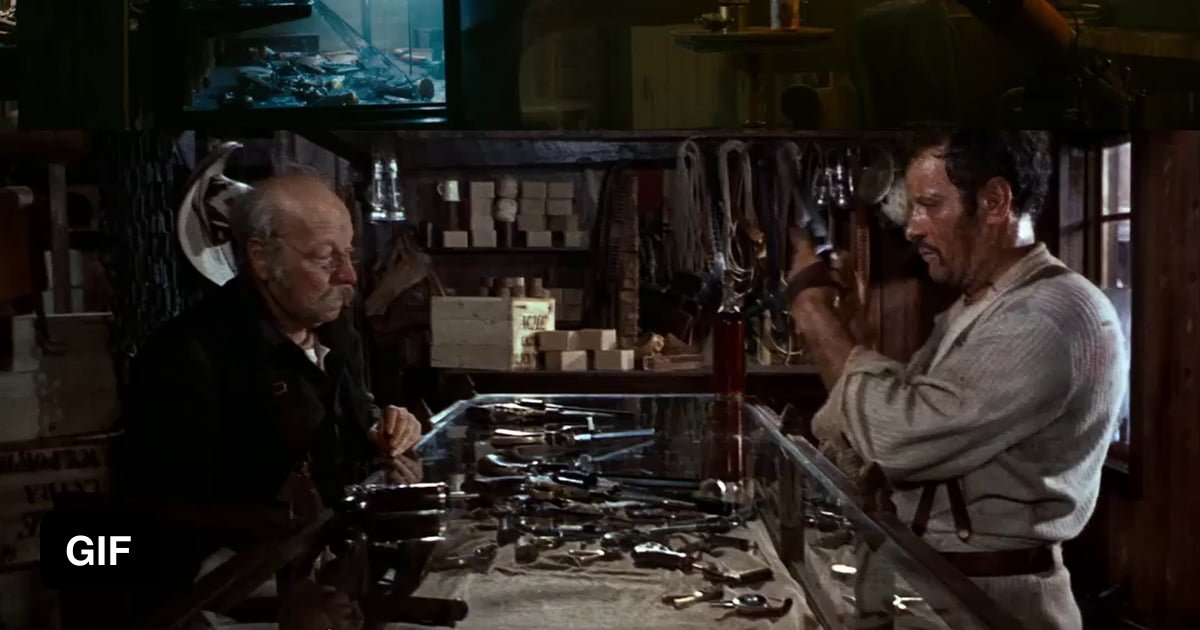 John and Tuco preparing their gun - 9GAG