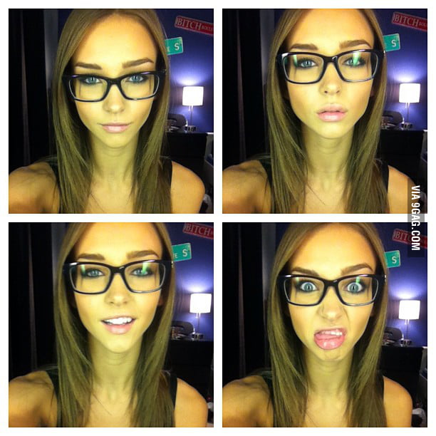 Rachel Cook in glasses - 9GAG