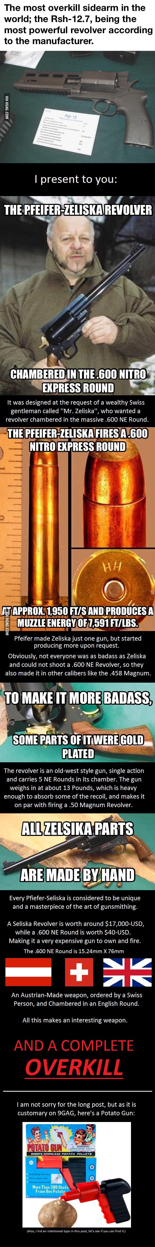 To whomever posted about the RSh-12.7 being overkill: - 9GAG