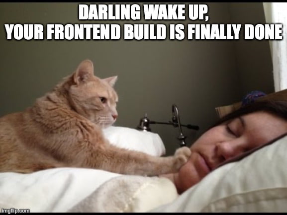 That poison called slow frontend build - 9GAG