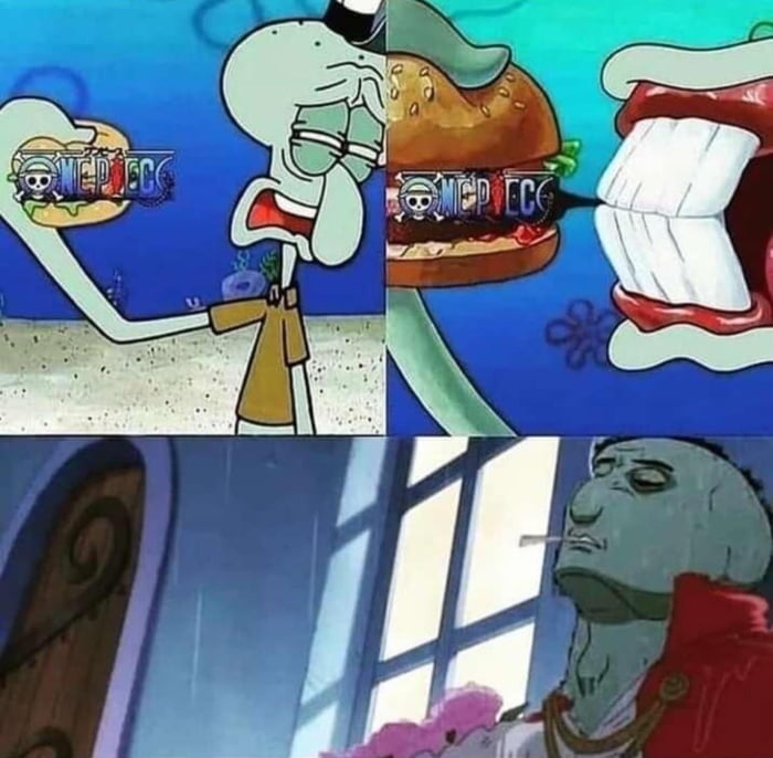 Squidward in one piece 👀 - 9GAG