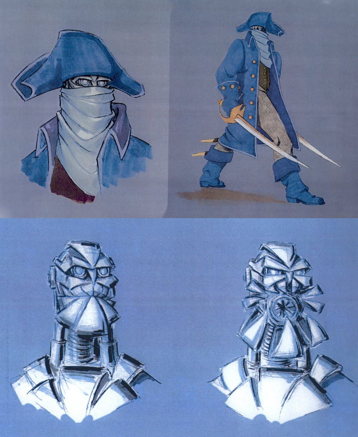 Concept Art for Ironbeard, the main villain of Treasure Planet 2 who ...