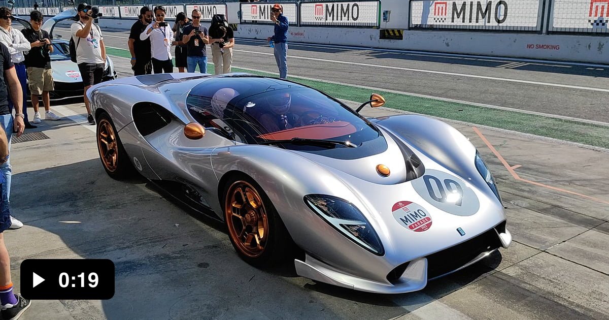 De Tomaso p72 @ Monza-MiMo - 9GAG