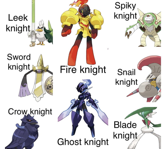 Favorite knight mon so far? - 9GAG
