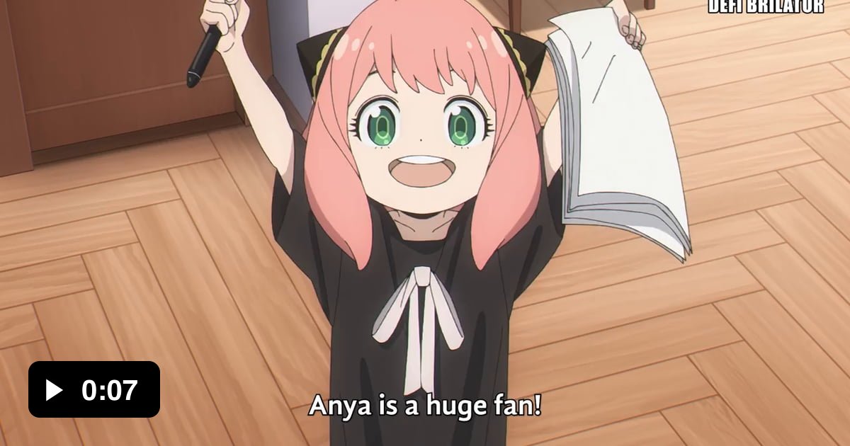 Anya is a huge fan 🤩 - 9GAG