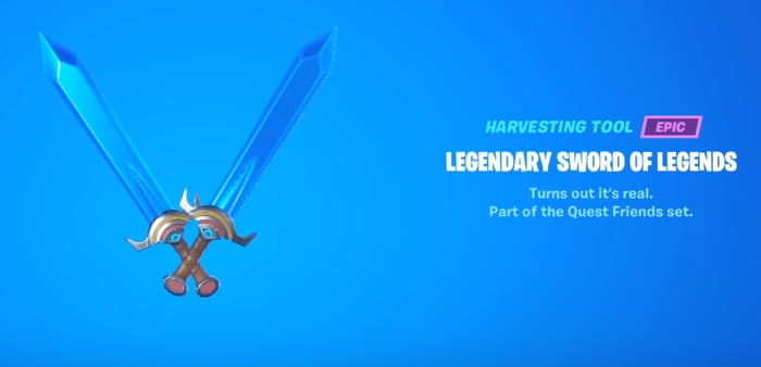 TBT to when the "Epic Swords of Wonder" Pickaxe (C2S2 Battle Pass) were named the "Legendary ...
