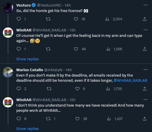 We did it guys! We gave WinRAR 1000+ sales in 1 day! - 9GAG