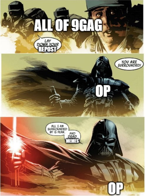 Here's to all you dick sucking OPs - 9GAG