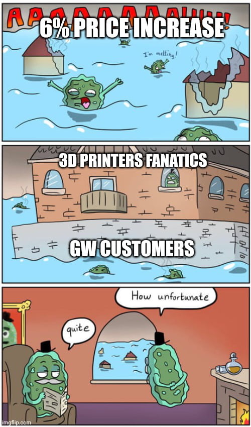 Another year, another price increase - 9GAG