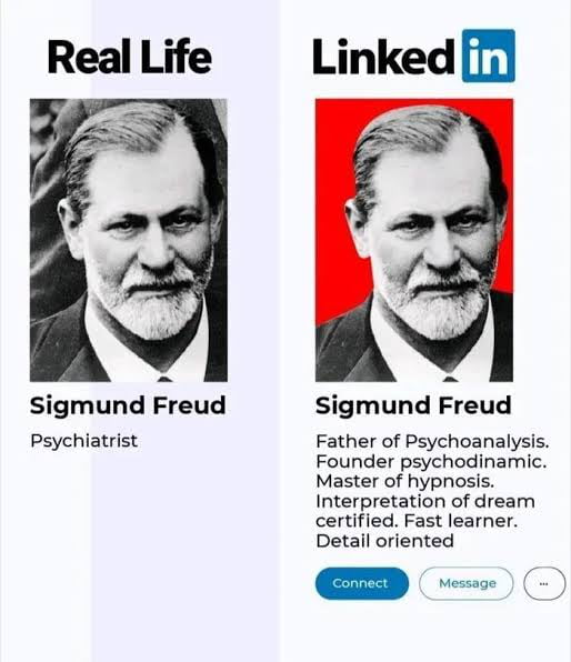 Linkedin profile can be better - 9GAG