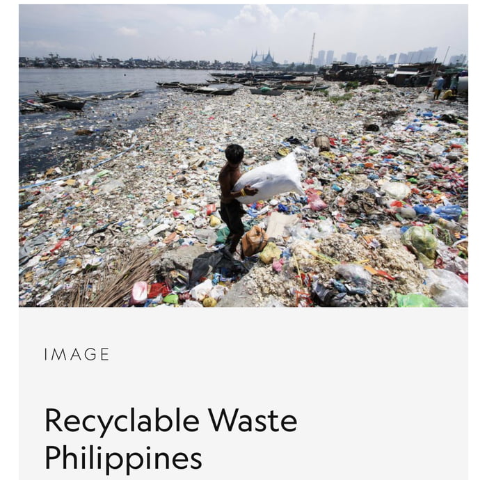 Recyclable Waste collected in the Philippines style - 9GAG