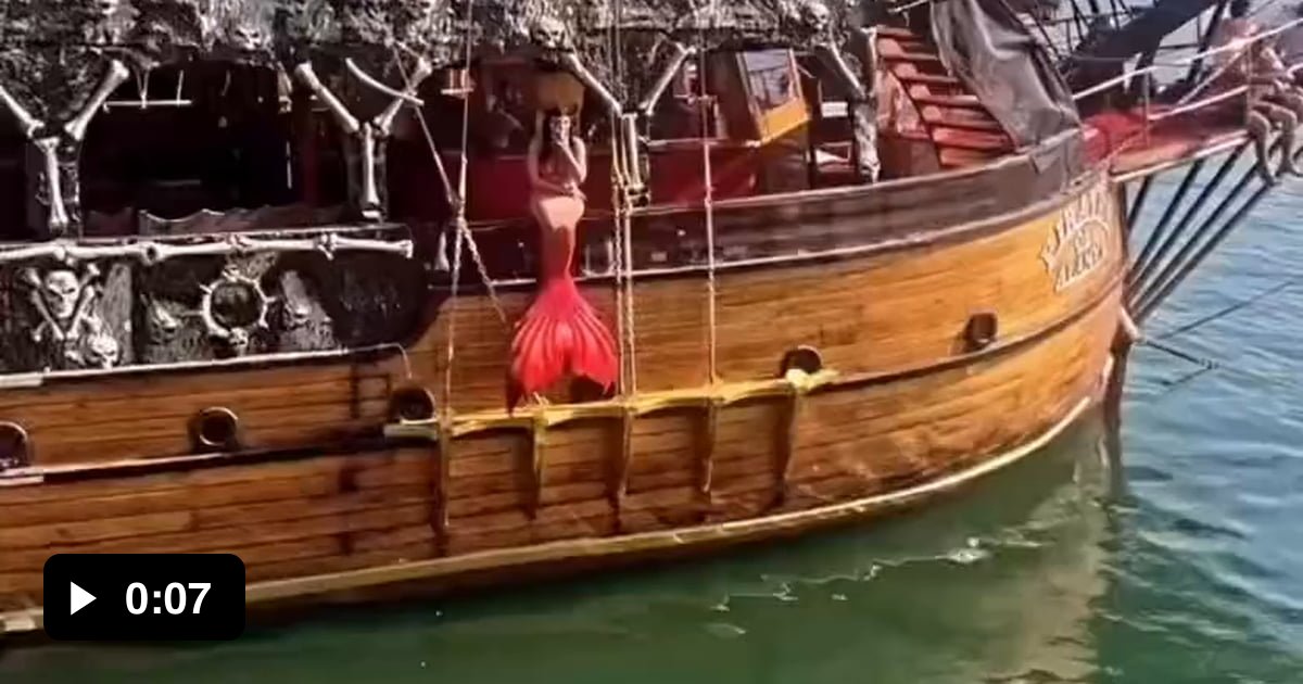 Real footage of a mermaid in her natural habitat - 9GAG