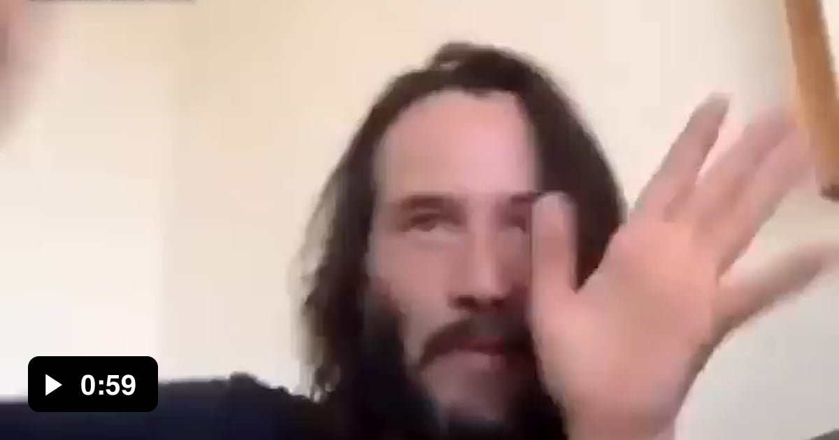 Keanu Reeves speaking enthusiastically about Constantine 2 - 9GAG