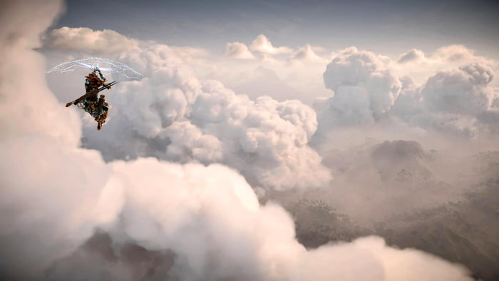Gliding through the clouds - 9GAG