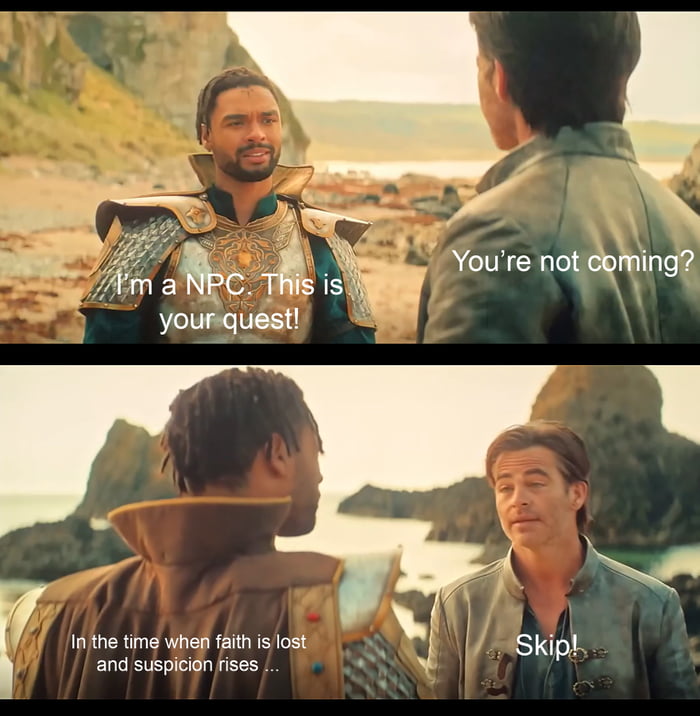 It's just an escort quest - 9GAG