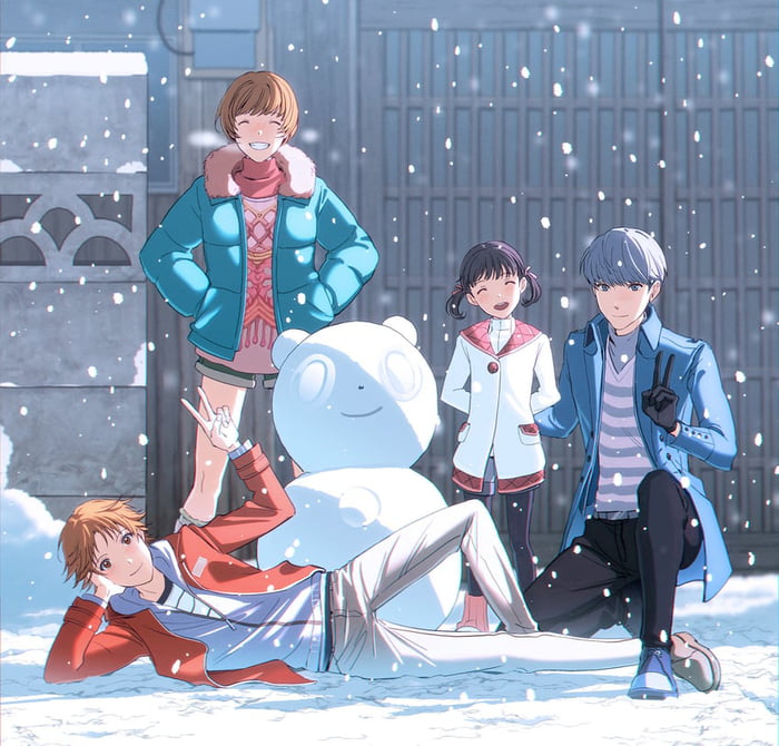 Posting Persona pics daily. Day 1782: P4 Inaba Winter - 9GAG