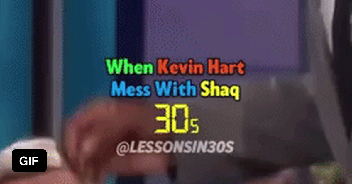 Shaq lifting Kevin Hart - 9GAG