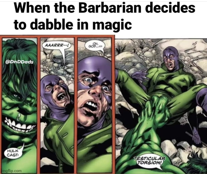 Barbarians are the funniest class, change my mind - 9GAG