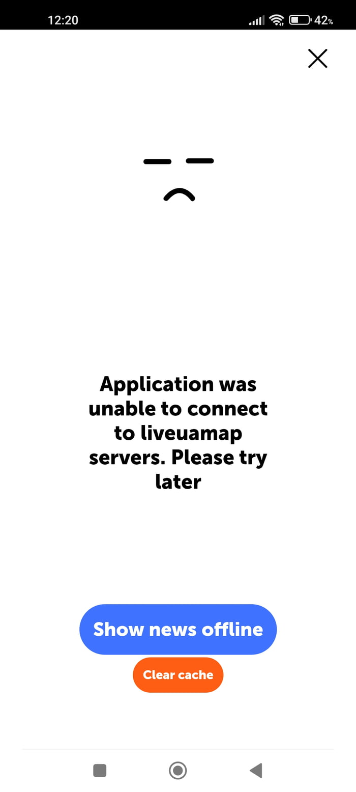 It was such a beautiful day that LIVEUA MAP passed out! - 9GAG