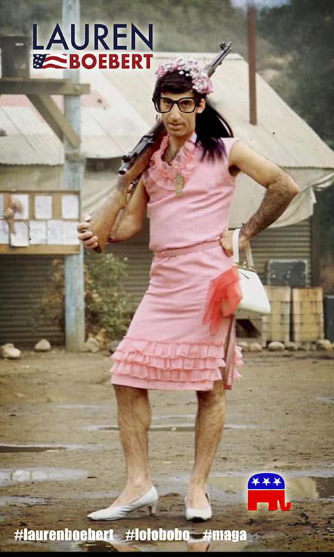 LOLO BOBO amps up her campaign with cheesecake pics after her opponent ...