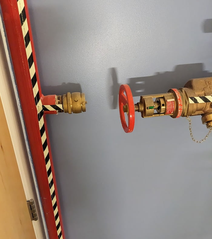 No idea how they would couple the fire hose to this. - 9GAG